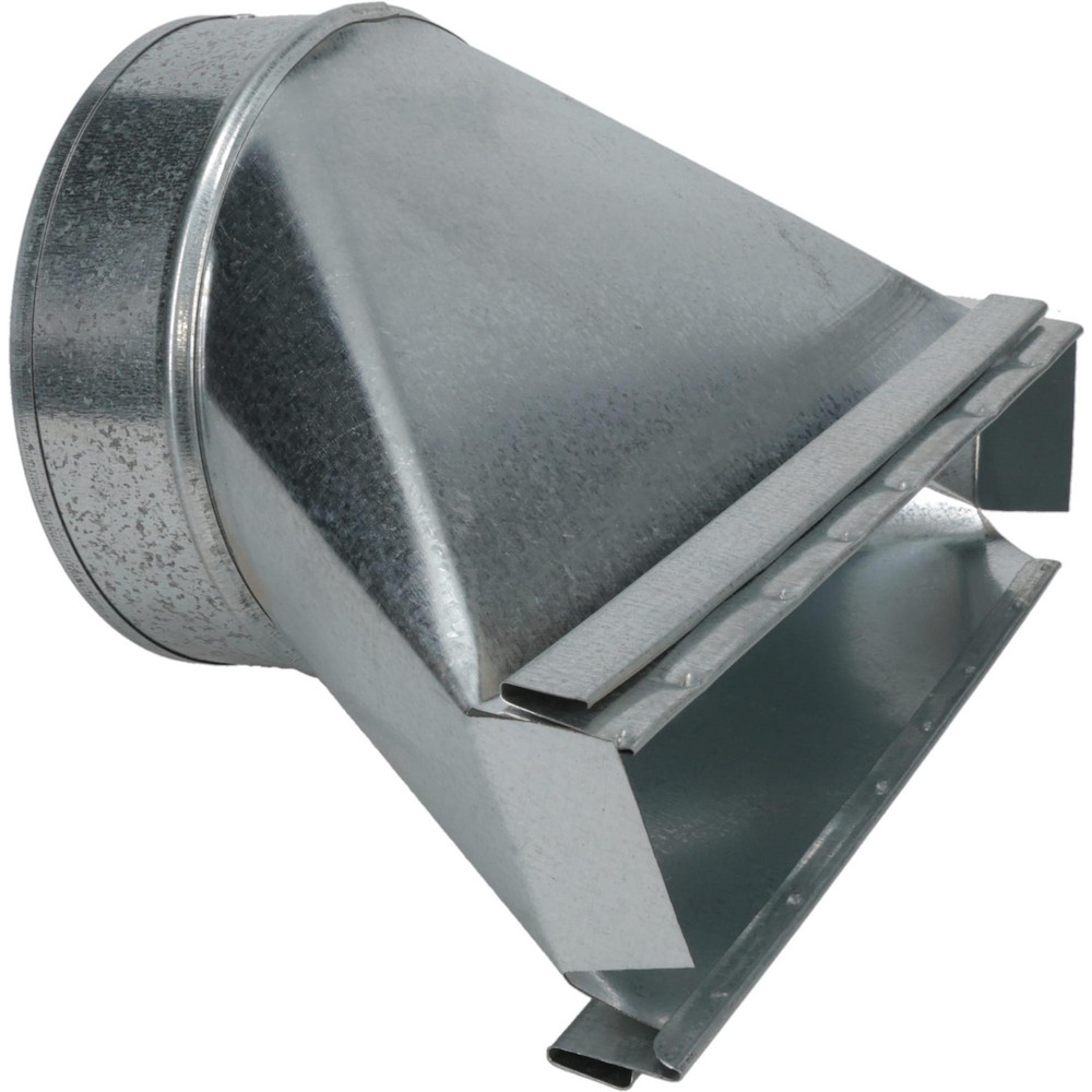 Value Collection - 6" ID, Galvanized Duct Straight Stack Boots | MSC Direct