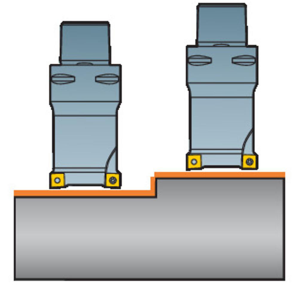 Sandvik Coromant - Indexable Square-Shoulder Face Mill: MS20-R063C6-10M ...