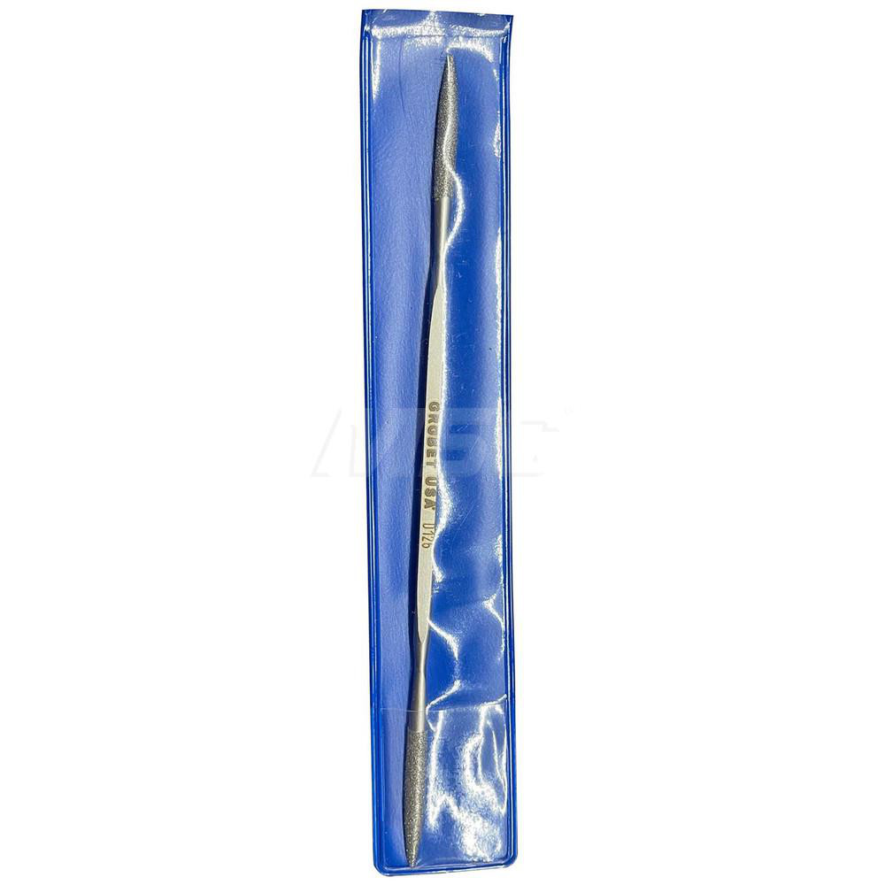 Grobet - Oval Riffler Diamond File: 6" OAL, Fine Grade | MSC Direct