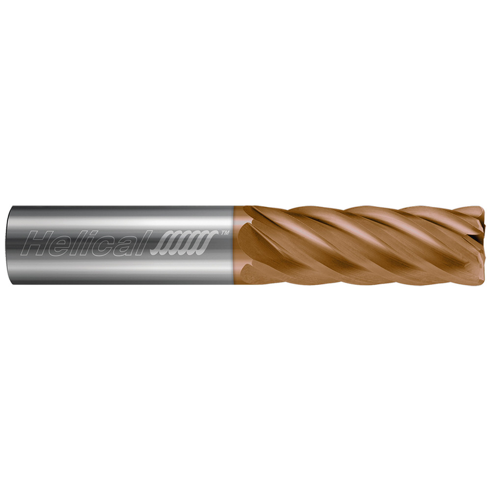 Helical Solutions - Corner Radius End Mill: 0.5000" Dia, 1.2500" LOC, 0 ...