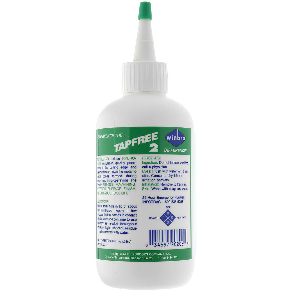 TapFree 2 - Cutting & Tapping Fluid: TapFree 2®, Water-Based, Water ...