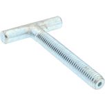 Gibraltar - 5/16-18, 2" Thread Length, Zinc Plated, Steel T Strap Bolt ...