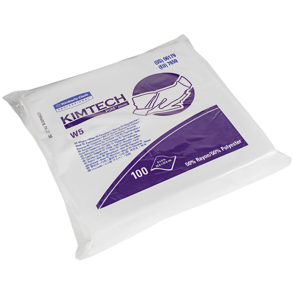 Kimtech - W5" Dry Wipes (06179), White | MSC Direct