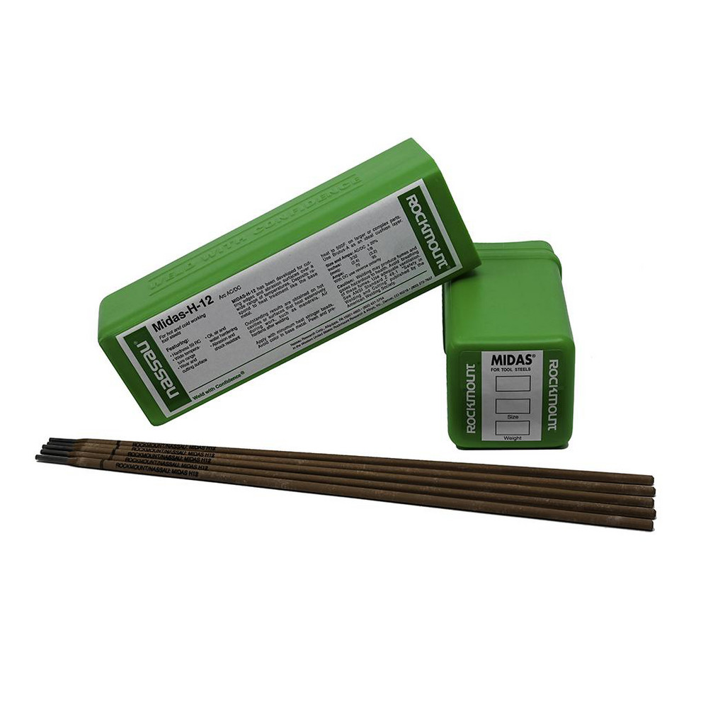 Rockmount Research and Alloys - Midas H-12 Welding Electrode: 1/8" Dia ...