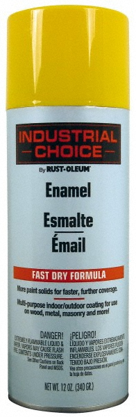 Rust-Oleum - Safety Yellow, Enamel Spray Paint - 03688694 - MSC ...