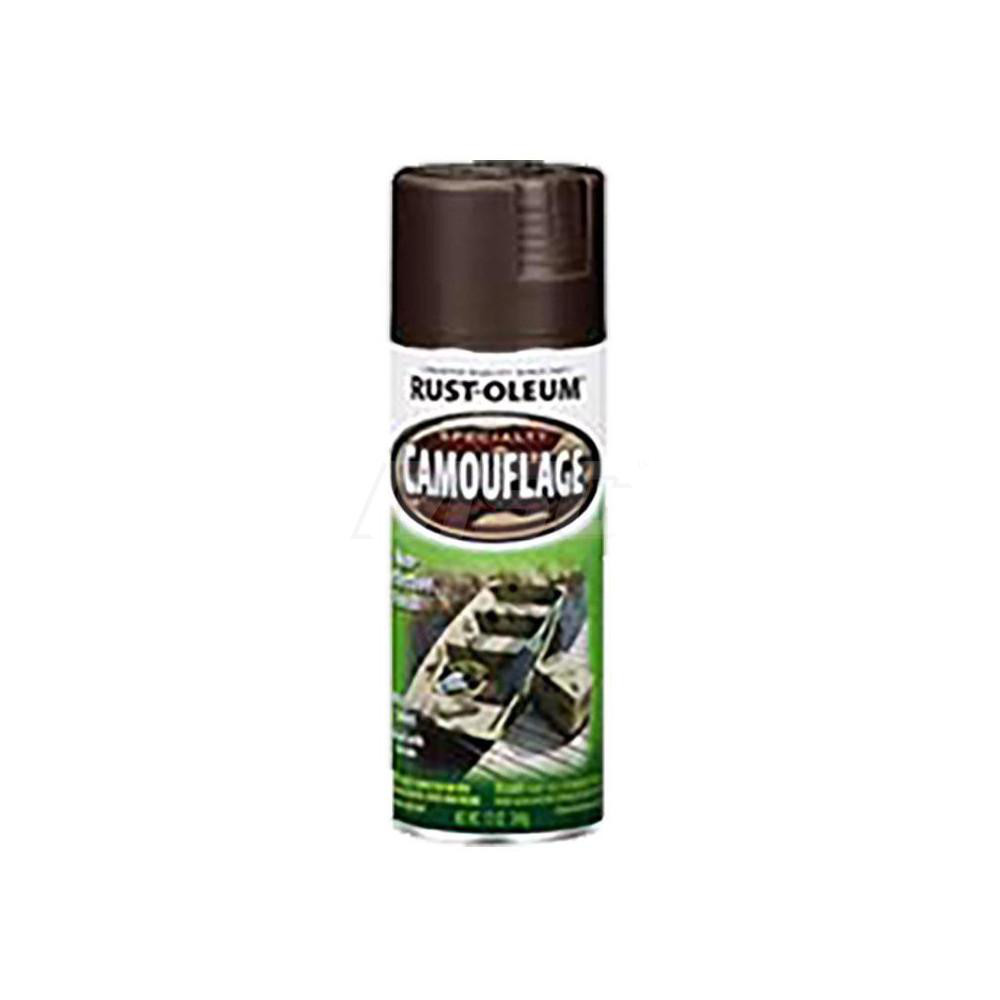 Rust-Oleum - Spray Paint: Brown, Flat, Acrylic Coating | MSC Direct