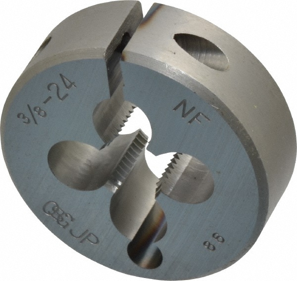 Made in USA - 3/8-16 UNC High Speed Steel Round Adjustable Die ...