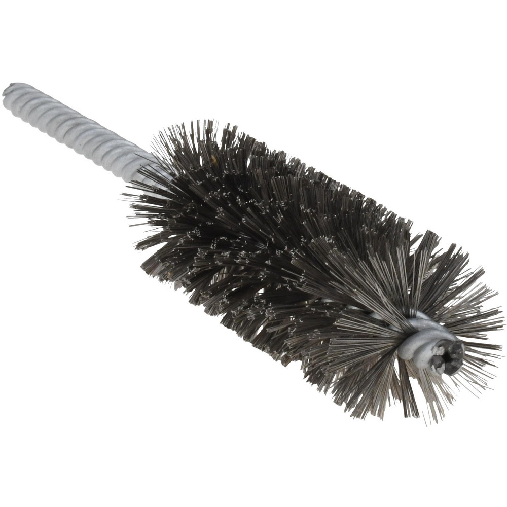 Made in USA - Power Tube Brush: Helical, Stainless Steel | MSC Direct