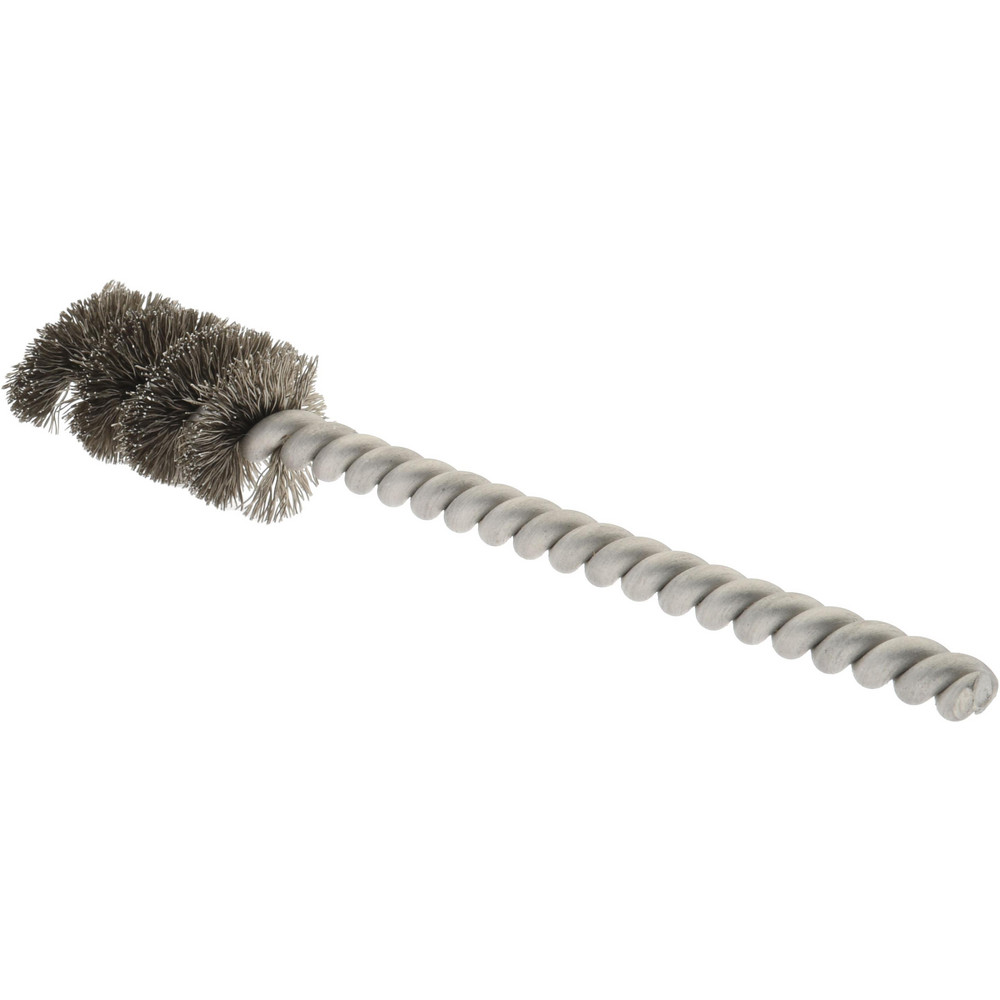 Made in USA - Power Tube Brush: Helical, Stainless Steel | MSC Direct