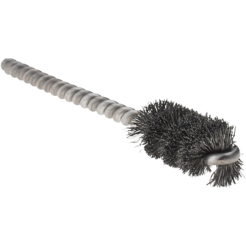 Made in USA - Power Tube Brush: Helical, Steel | MSC Direct