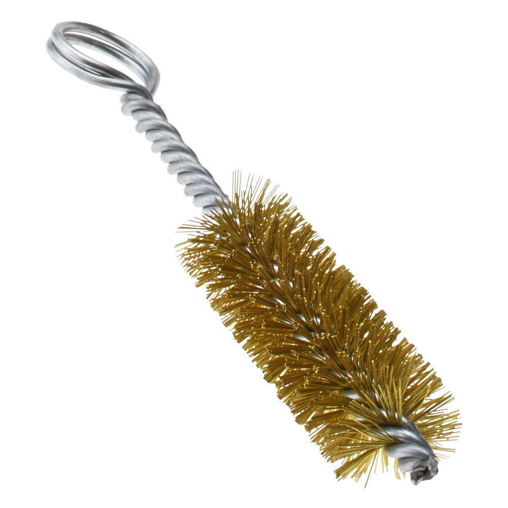 Value Collection - 2-1/2" Long x 7/8" Dia Brass Twisted Wire Bristle ...