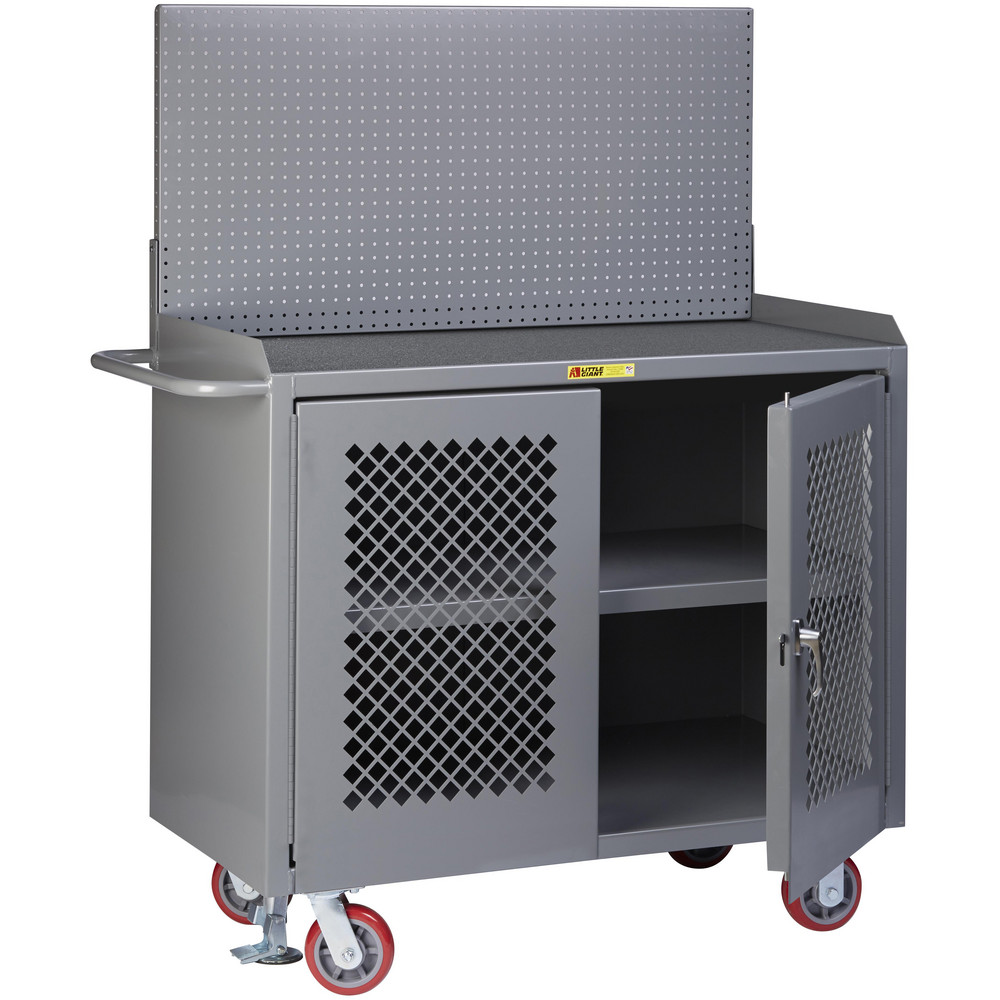 Little Giant® - Mobile Work Centers: Center Type: Center Shelf; Load ...