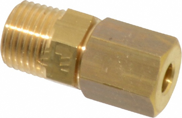 Legris - 4mm Tube OD x 1/8 BSPT Brass Compression Tube Male Connector ...