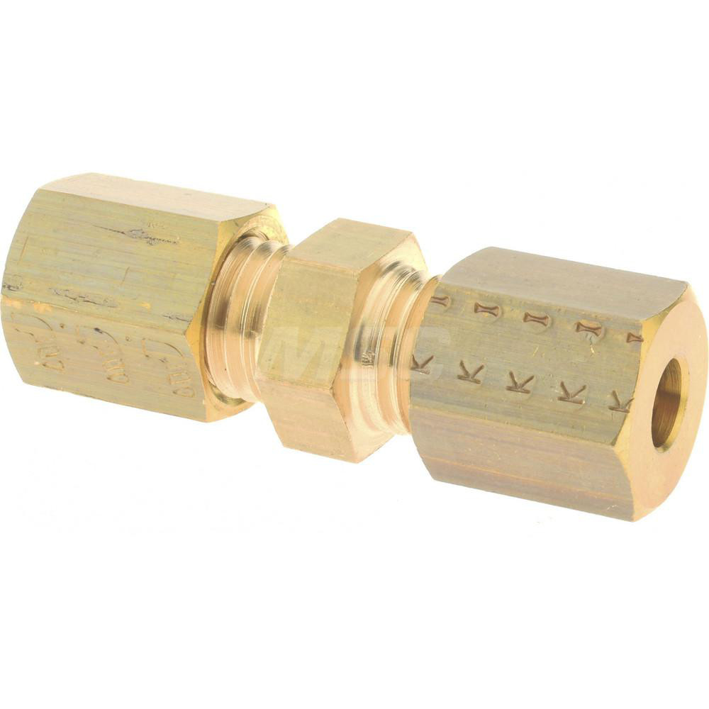 Legris - Compression Tube Union: 4 mm Tube OD, Compression x ...