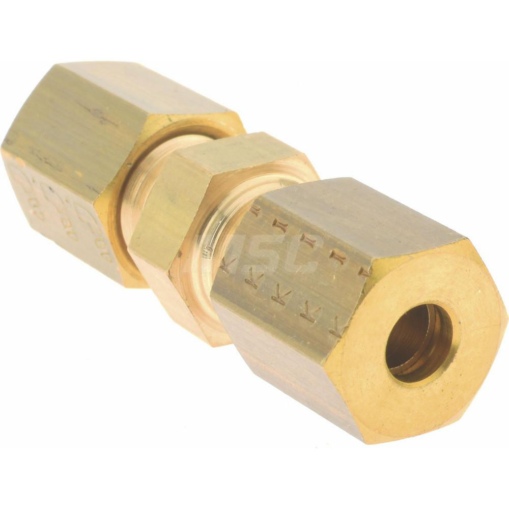 Legris - Compression Tube Union: 4 mm Tube OD, Compression x ...