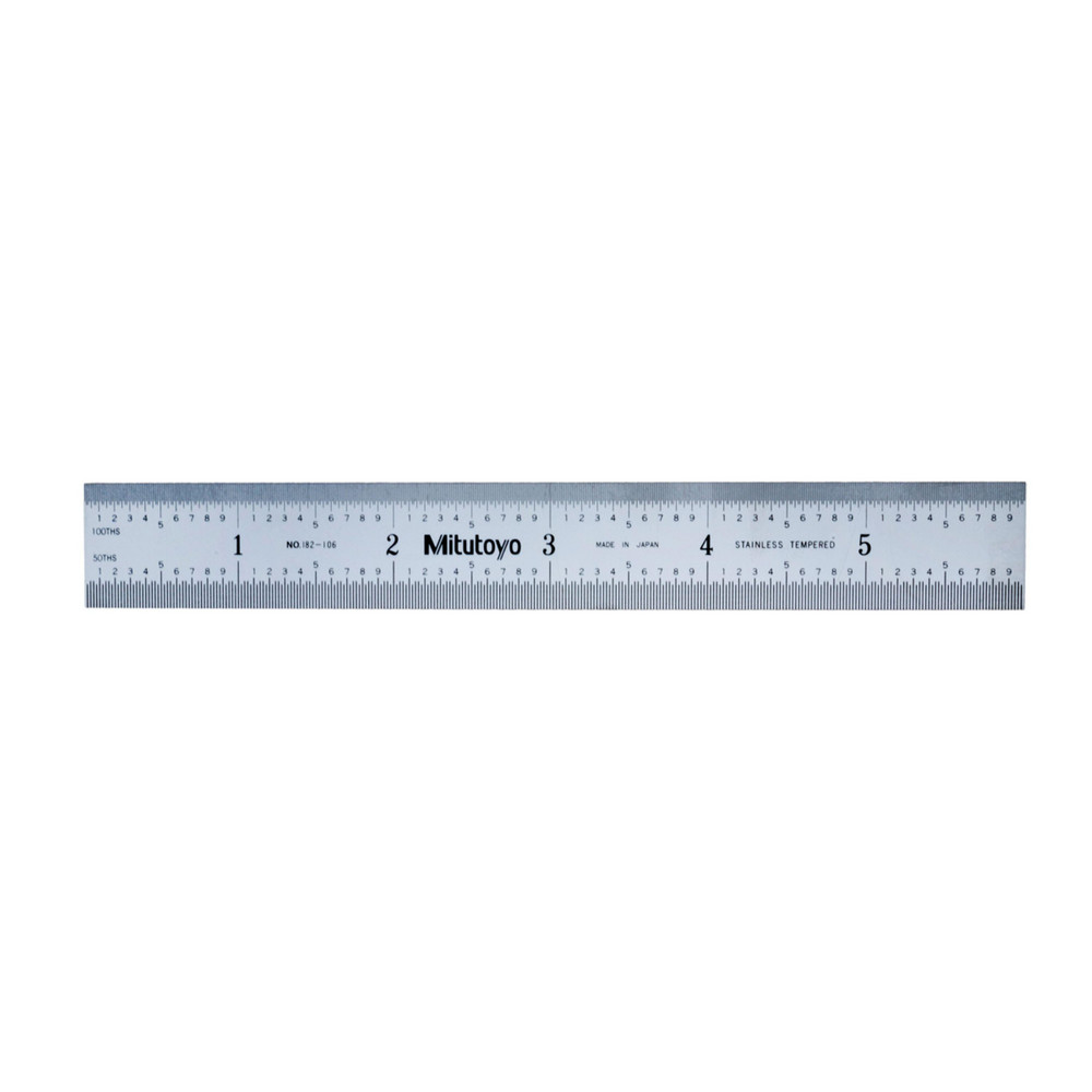 Mitutoyo - STEEL RULE 150X6" | MSC Direct
