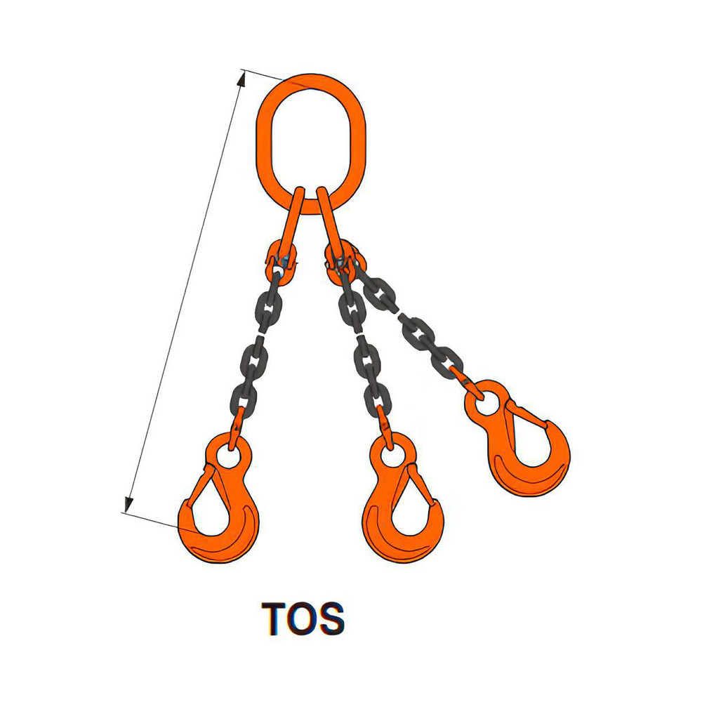 Pewag - Chain Sling: Grab Hook, Multi-Leg & Oblong, 10' Long, 13200 lb ...