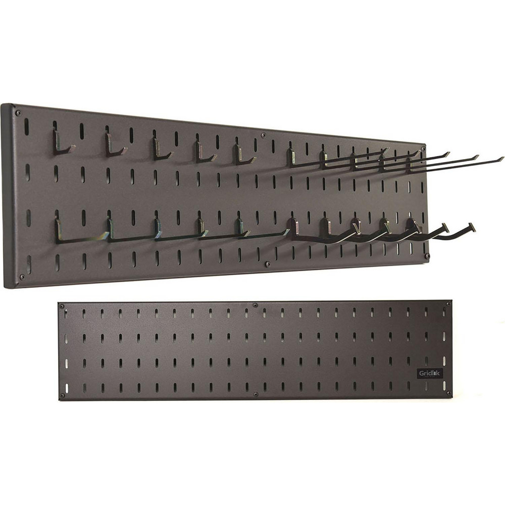 Flextur - Pegboard Wall Mounted Panel: 32 x 8", Steel | MSC Direct