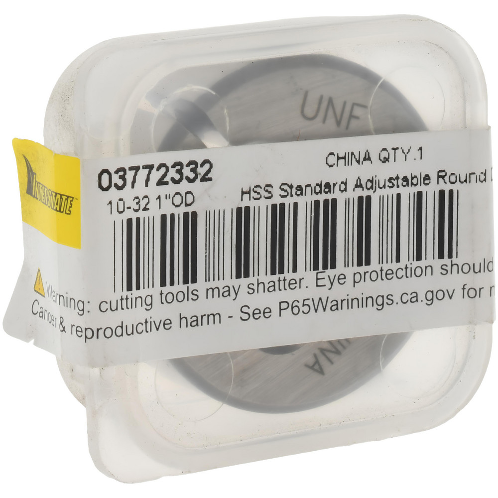 Value Collection - Round Die: #10-32, 1" OD, High Speed Steel | MSC Direct
