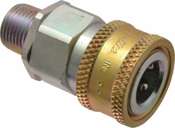 Parker - 3/8 Thread Steel Hydraulic Hose MPT Fitting - 03772514 - MSC ...