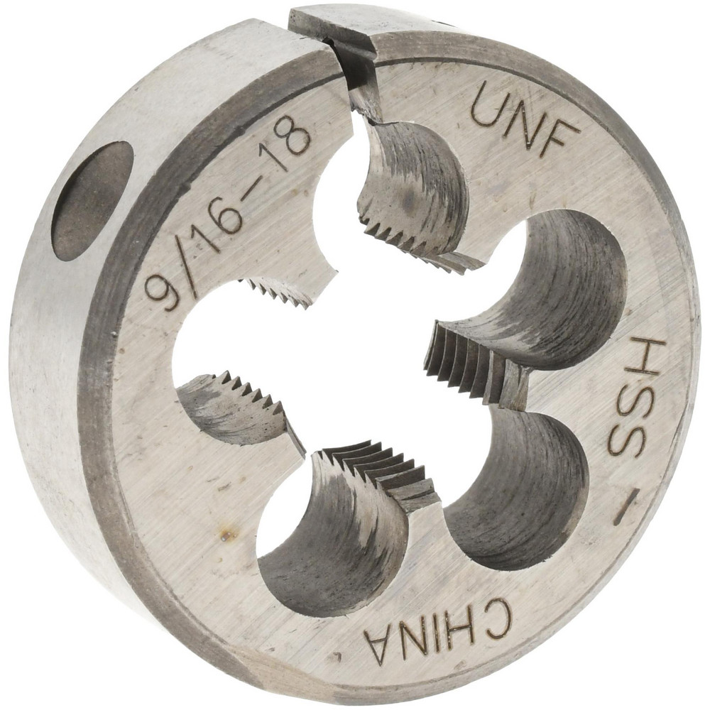Value Collection - Round Die: 9/16-18, High Speed Steel | MSC Direct