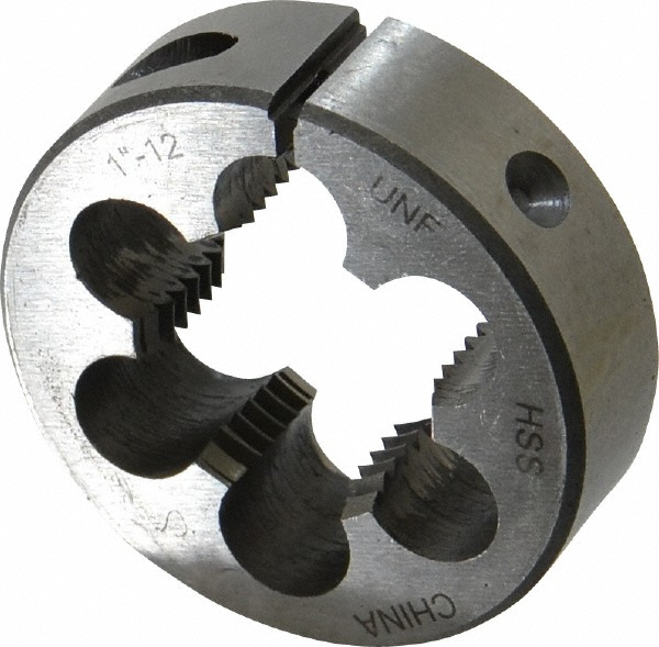 Interstate - 1-12 UNF High Speed Steel Round Adjustable Die - 03776663 ...