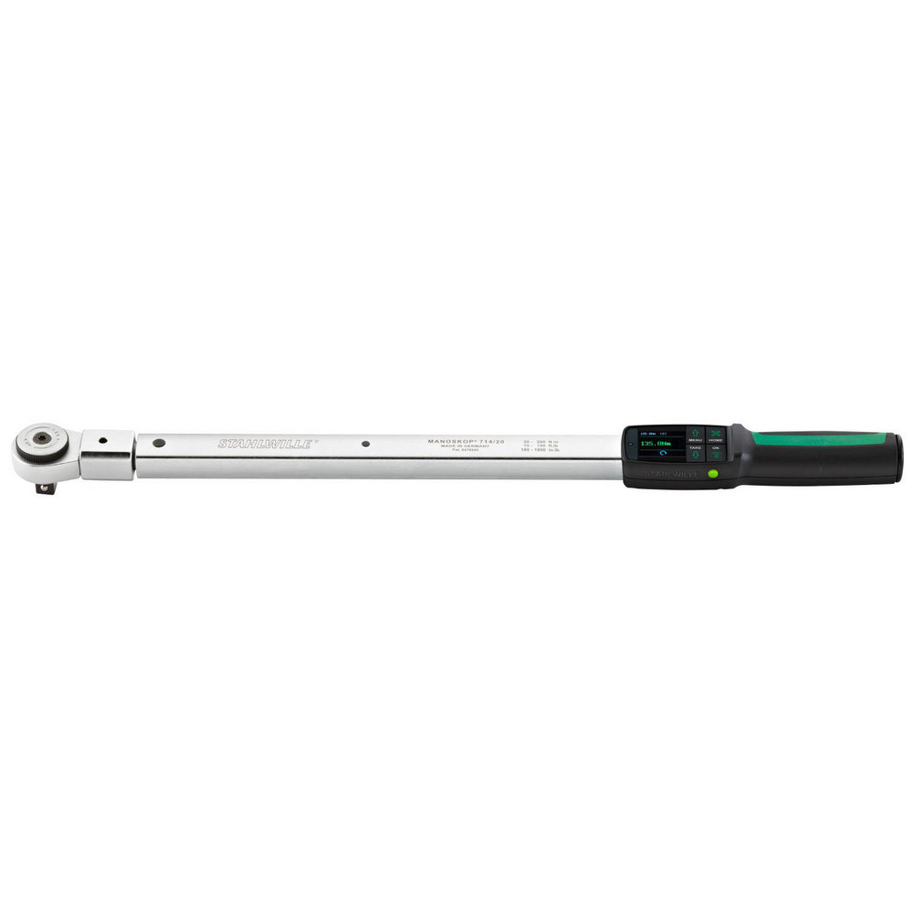 Stahlwille - Digital Torque Wrench: 1/2" Drive, Square Drive, Foot ...
