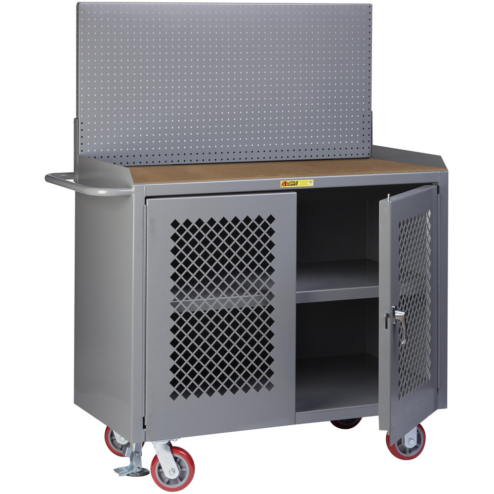 Little Giant® - Mobile Work Centers: Center Type: Center Shelf; Load ...