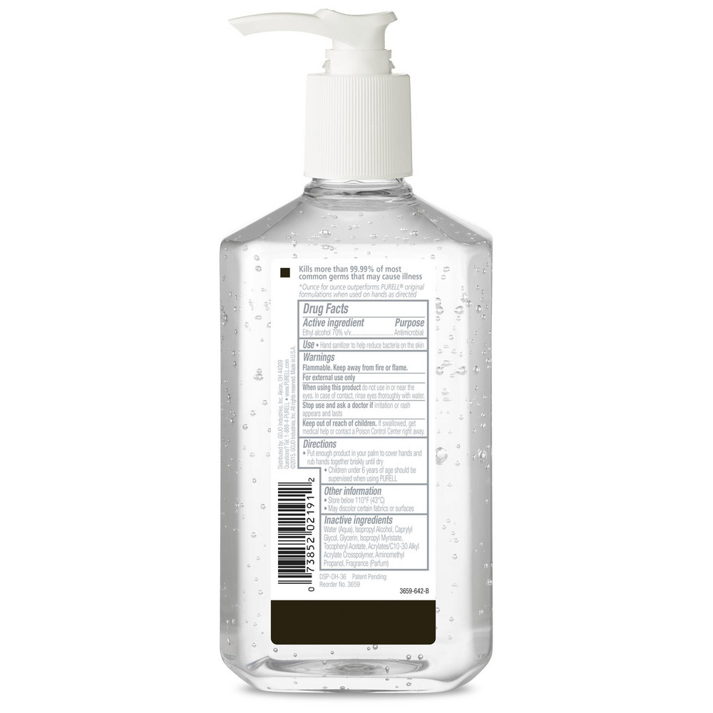 PURELL® - PURELL Advanced Hand Sanitizer Refreshing Gel, Clean Scent ...