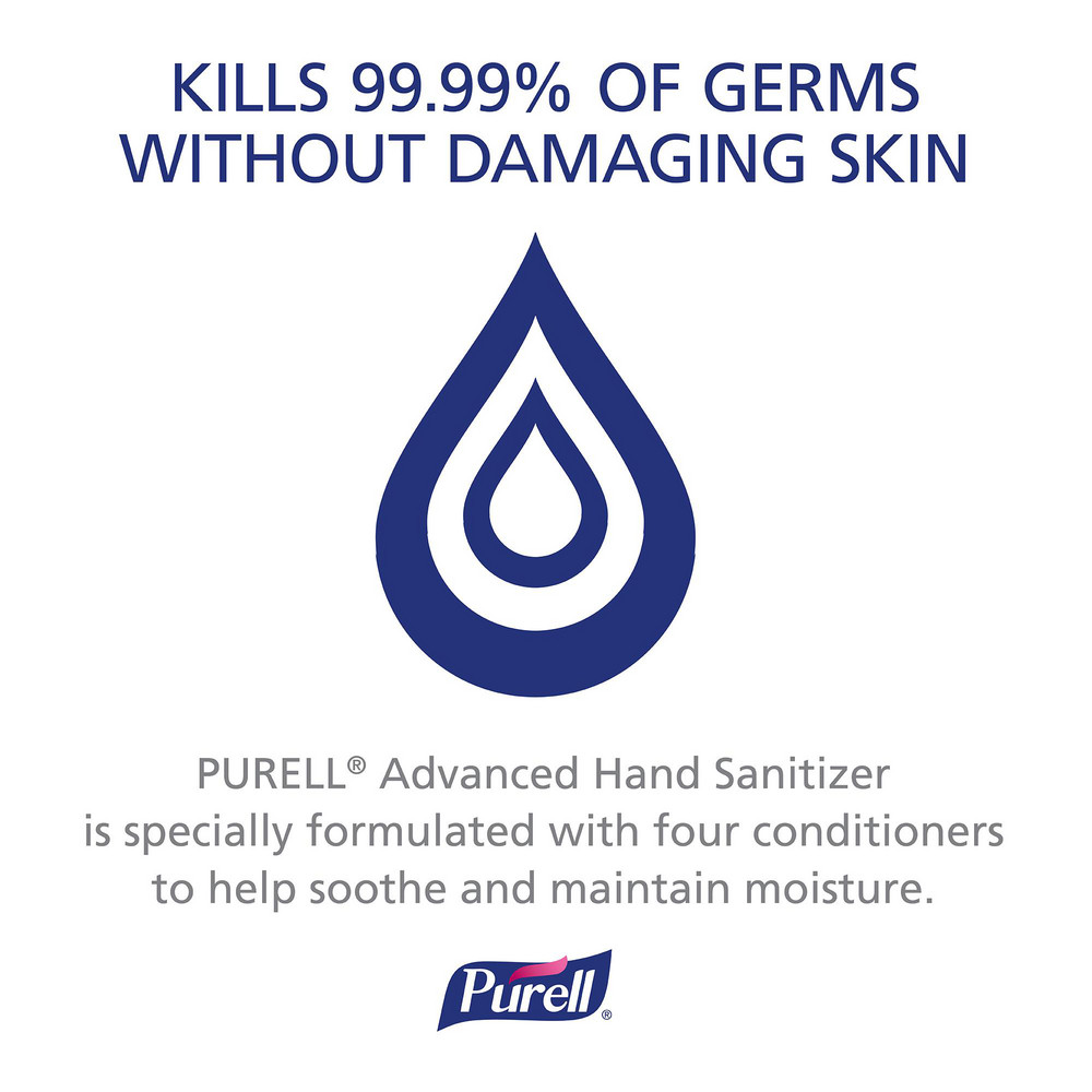 PURELL® - PURELL Advanced Hand Sanitizer Refreshing Gel, Clean Scent ...