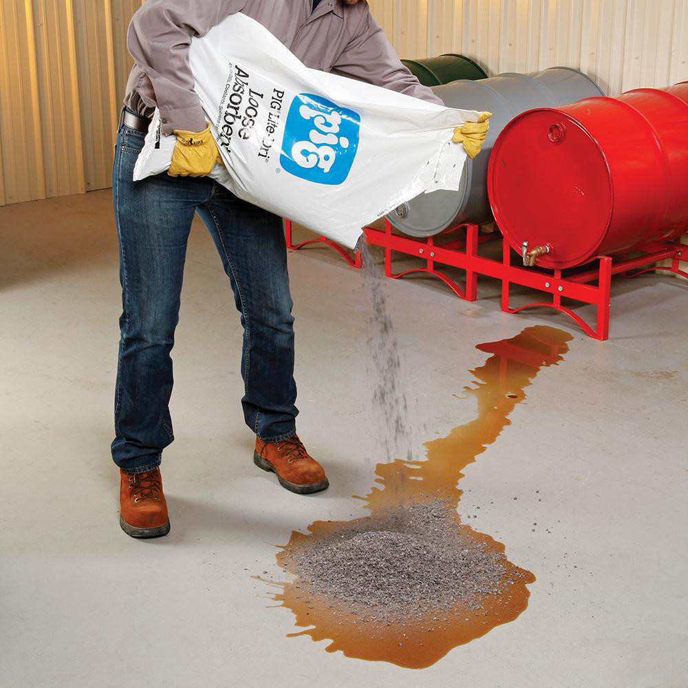New Pig - Absorbent: 22 Lb Bag, General Absorbent | MSC Direct