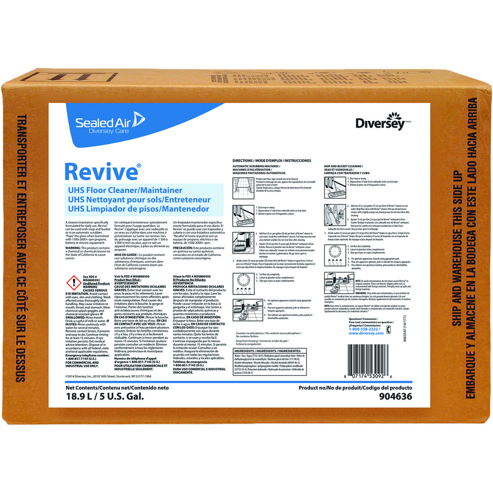 Diversey - Floor Cleaners, Strippers & Sealers; Product Type: Cleaner ...