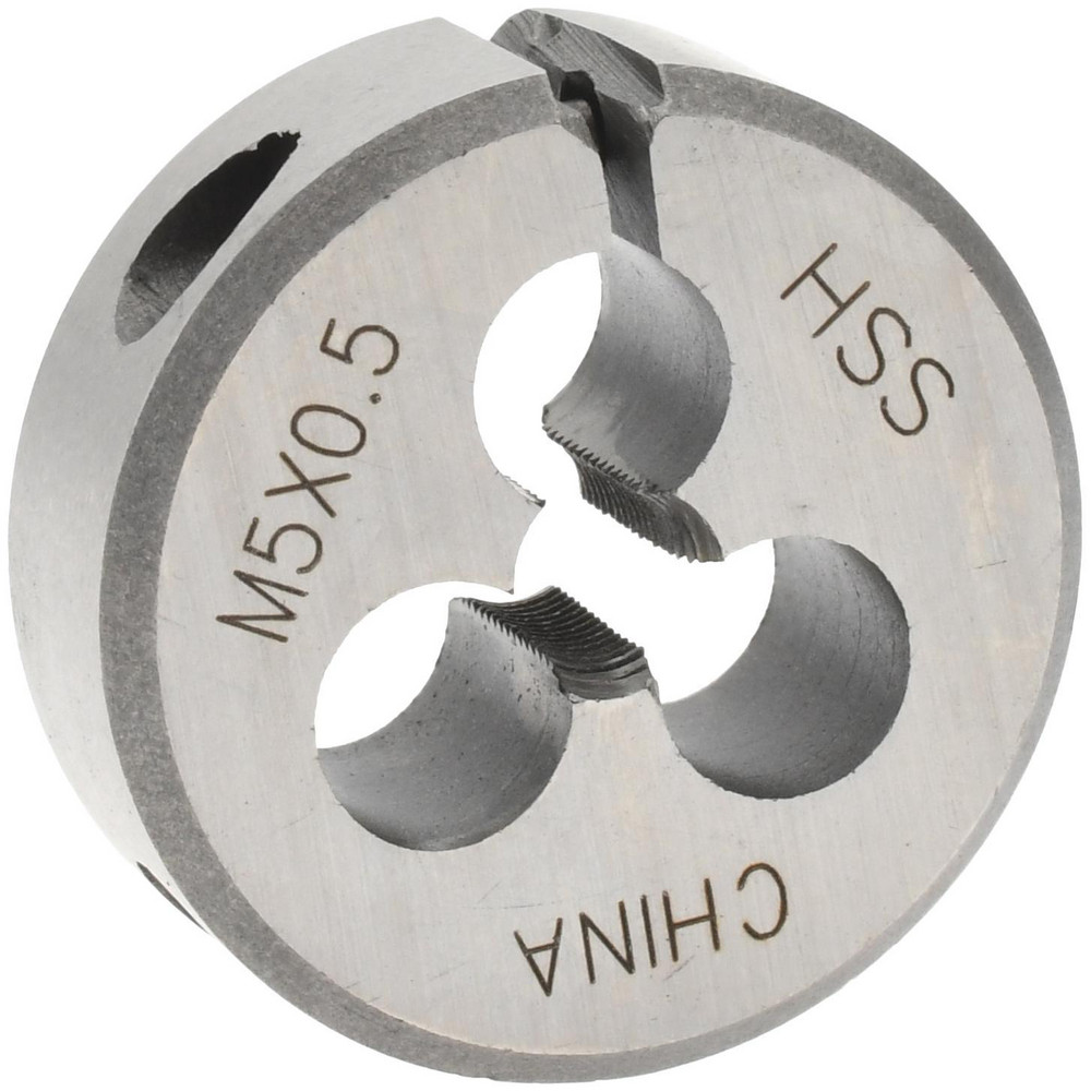 Value Collection - Round Die: M5x0.5, 1" OD, High Speed Steel | MSC Direct