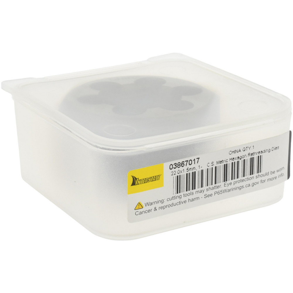 Value Collection - Hex Rethreading Die: M22x1.5, Right Hand, Carbon ...