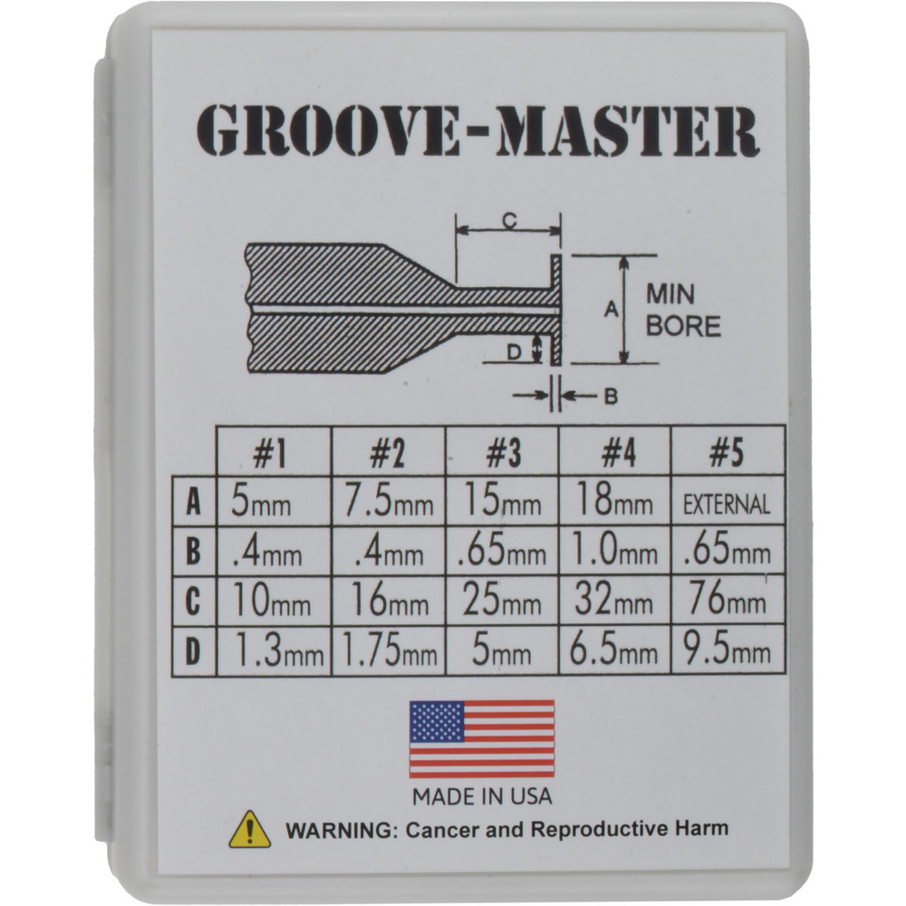 SPI - Groove Master Attachment Set: 5 Pc, Use with 6" Vernier, Dial ...