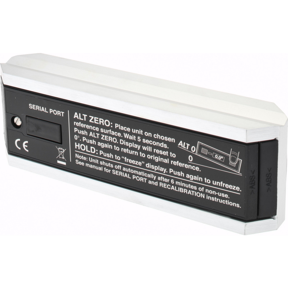 SPI - Combination Protractor & Inclinometer: 0.01 ° Resolution, Digital ...