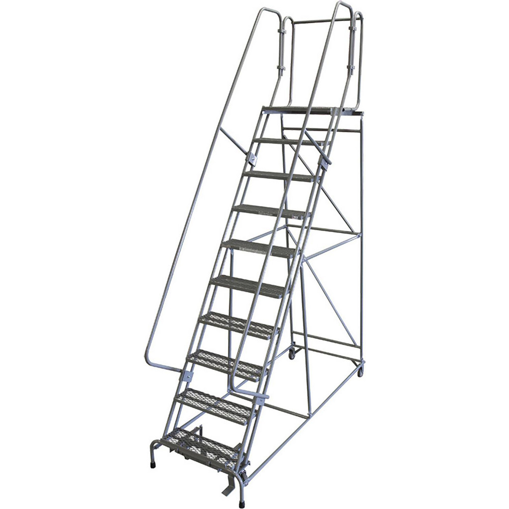 Cotterman - Steel Spring-Loaded Rolling Ladder: Type Not Rated, 24 ...