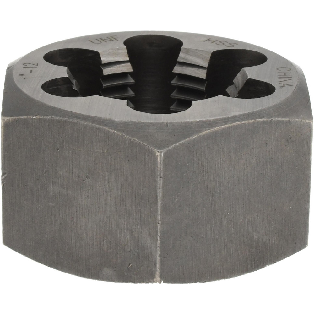 Value Collection - Hex Rethreading Die: 1-12, 1" Thick, Right Hand ...