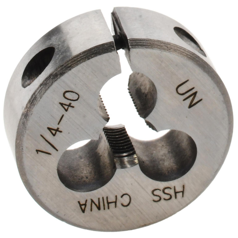 Value Collection - Round Die: 1/4-40, 1" OD, High-Speed Steel | MSC Direct