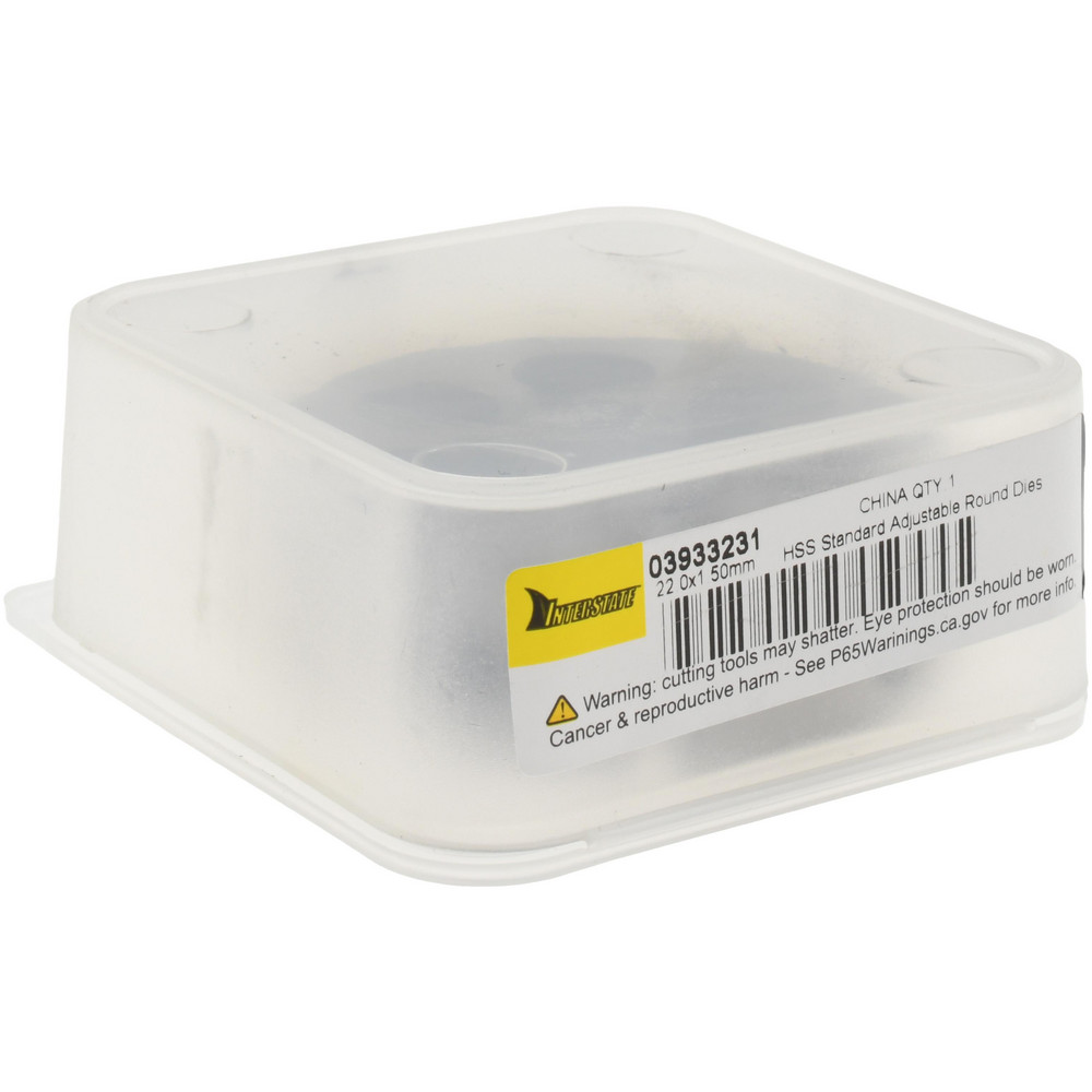 Value Collection - Round Die: M22x1.5, 2" OD, High Speed Steel | MSC Direct