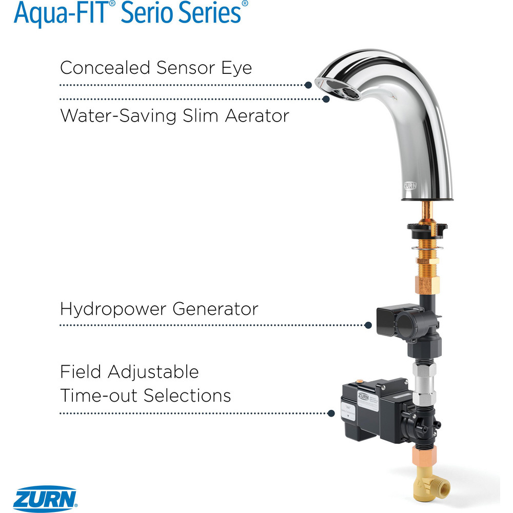 Zurn - Electronic & Sensor Faucets: Faucet Style: Complete Kit; Spout ...