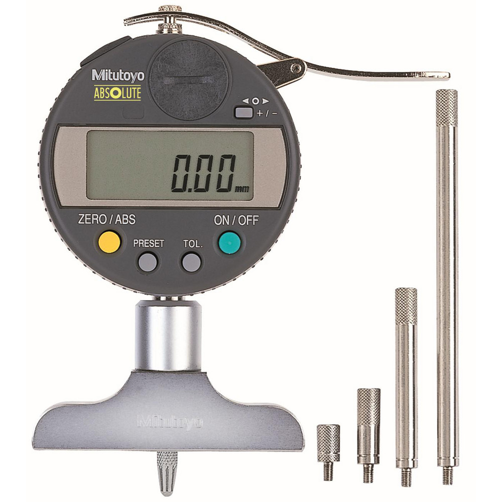 Mitutoyo - DIG.DEPTH GAGE 0.01MM, 200MM, 63.5MM BASE | MSC Industrial ...