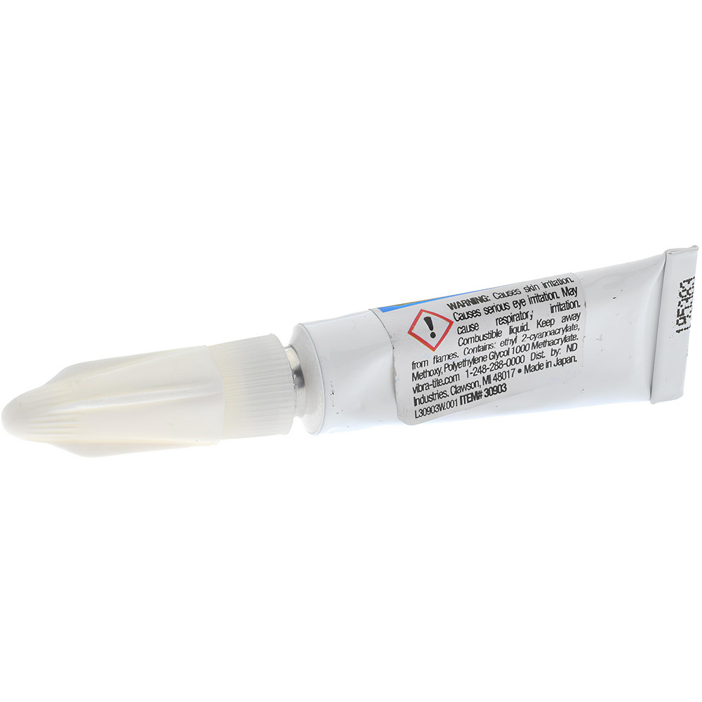Vibra-Tite® - Adhesive Glue: 0.11 oz Tube, Clear | MSC Direct
