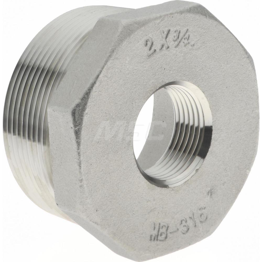Merit Brass - Pipe Bushing: 2 x 3/4", 316 Stainless Steel | MSC Direct