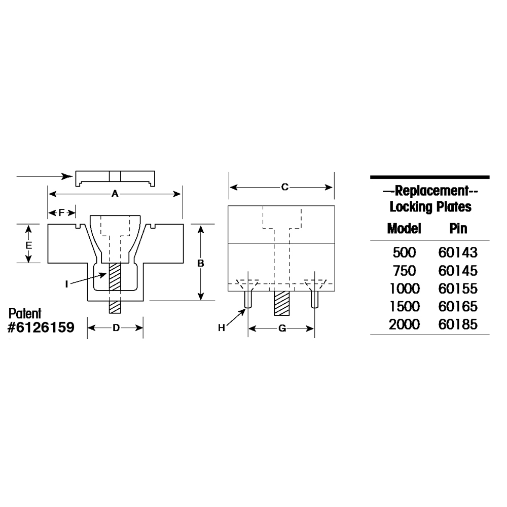 Mitee-Bite - 1,500 Lb Holding Force Single T-Slot Machinable Wedge ...