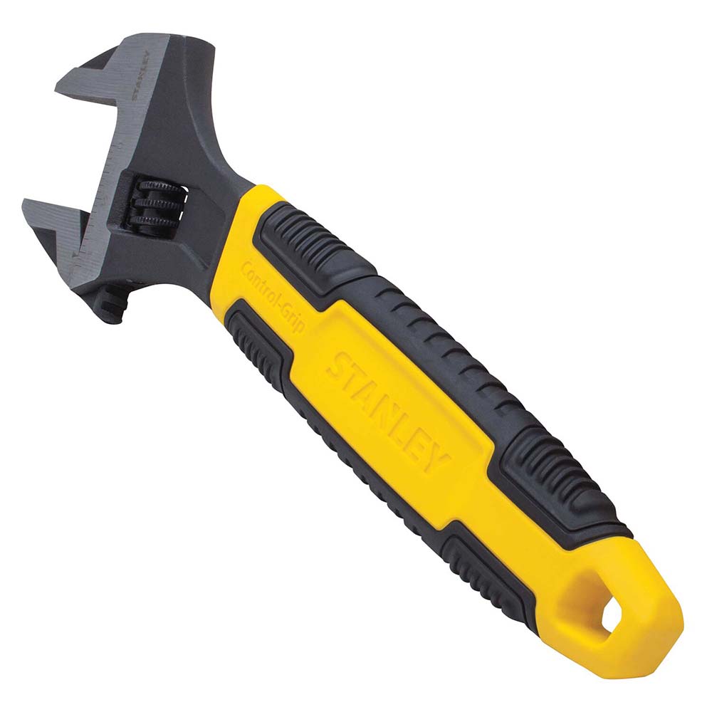 Stanley - 1-1/8" Jaw Capacity, 8" Standard Adjustable Wrench - 04068771 ...