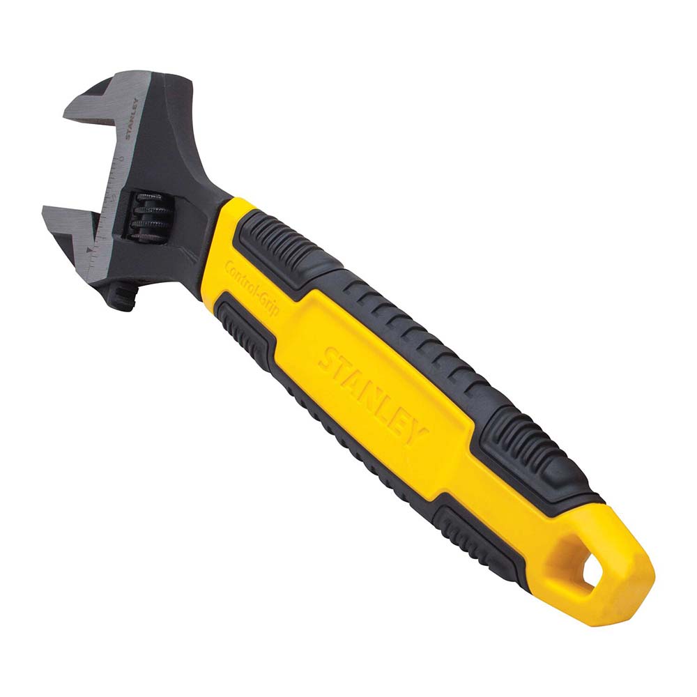 Stanley - Adjustable Wrench: 10" OAL, 1-3/8" Jaw Capacity | MSC Direct