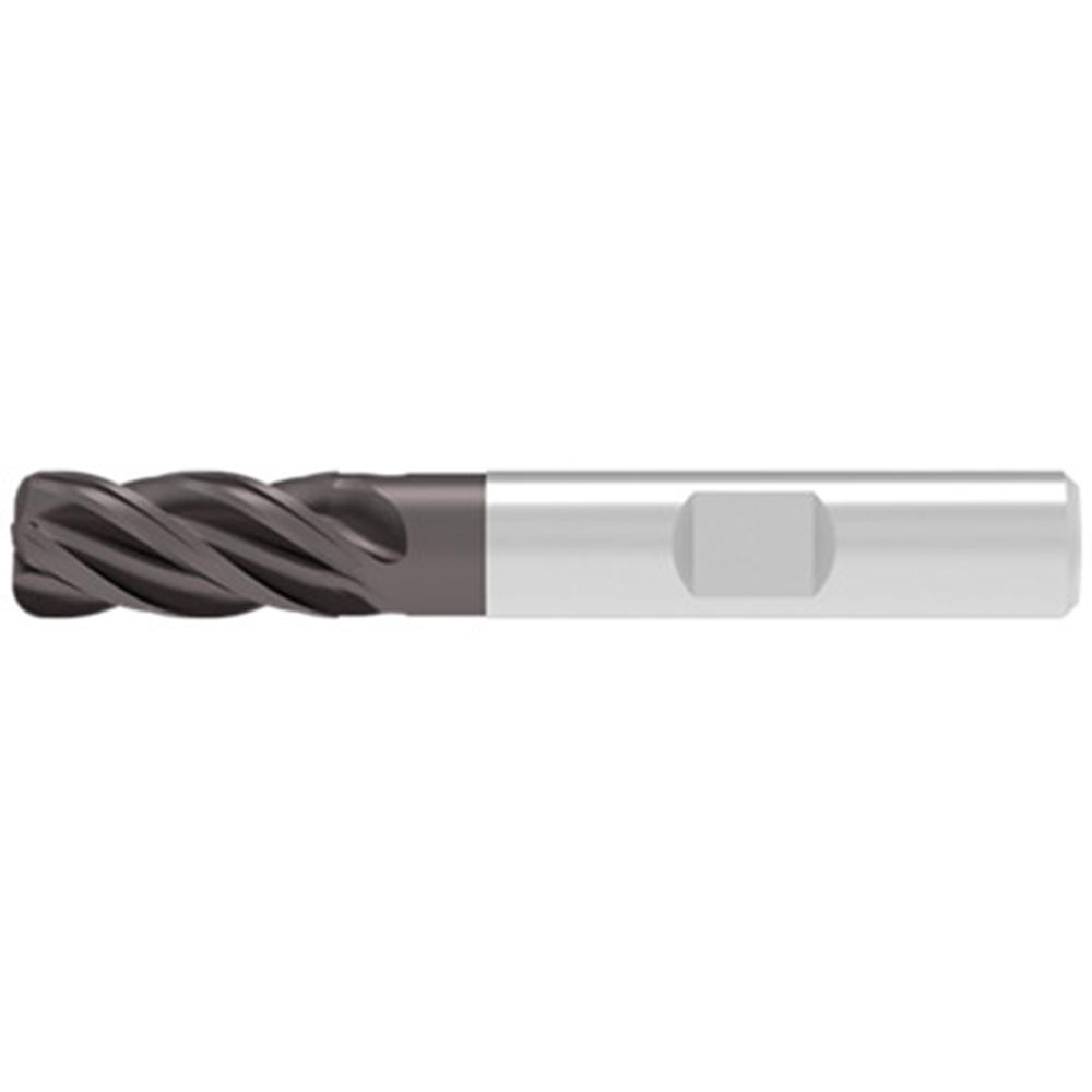 WNT - Corner Radius End Mill: 8.00 mm Dia, 21.00 mm LOC, 0.30 mm Radius ...