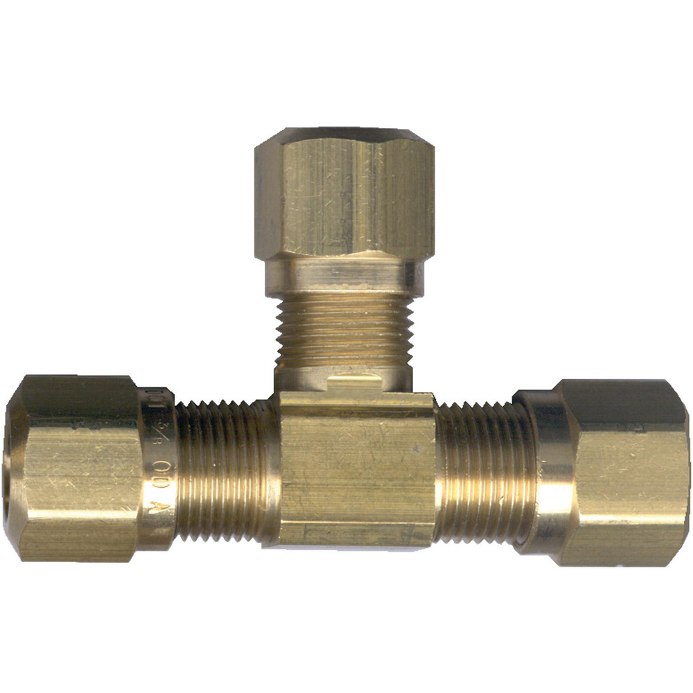 Fairview - Compression Tube Union Tee: Non-Threaded, 1/2" Tube ID, Tube ...