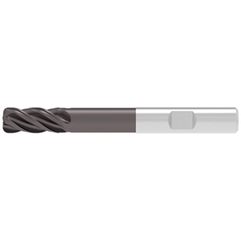 WNT - Corner Radius End Mill: 3.00 mm Dia, 8.00 mm LOC, 0.30 mm Radius ...